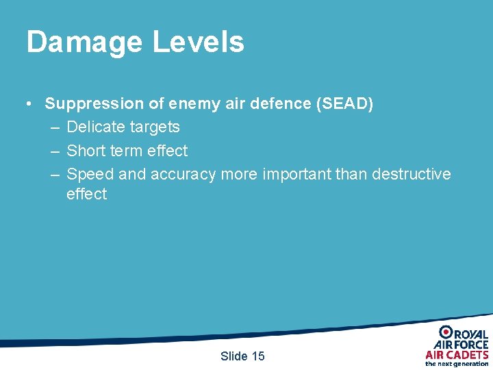 MAS Lesson 3 Military Aircraft Systems Airtosurface Ordnance