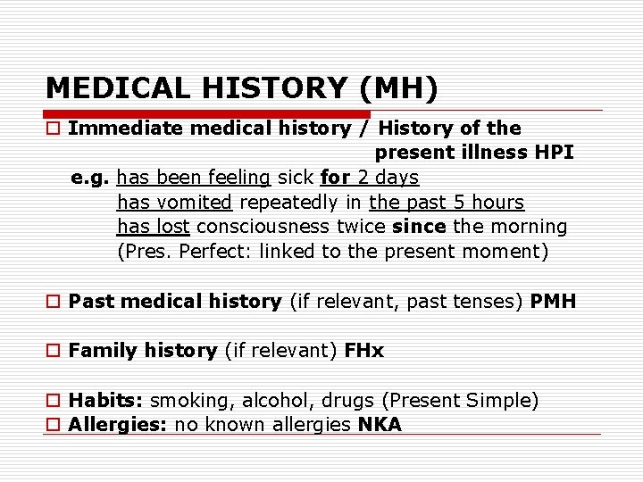 CASE REPORT vocabulary A mega Horvat Senior Lecturer
