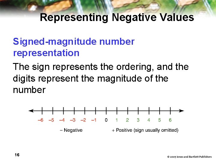 Chapter 03 Data Representation Chapter Goals Distinguish between