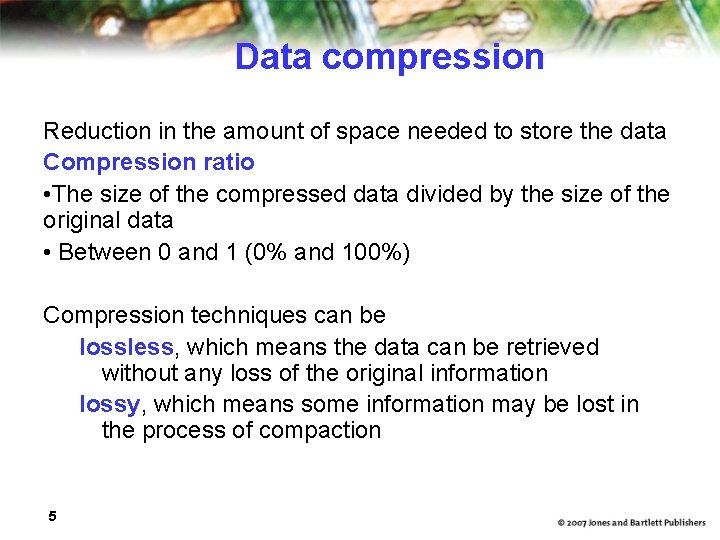 Chapter 03 Data Representation Chapter Goals Distinguish between