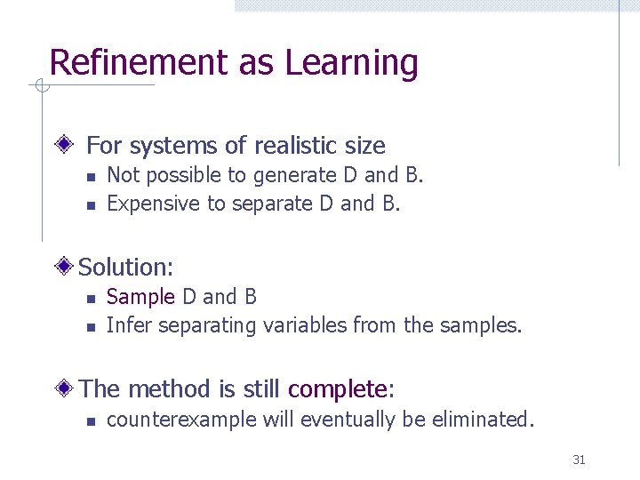 SAT Based AbstractionRefinement in ModelChecking Ofer Strichman Joint