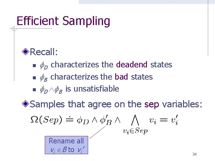 SAT Based AbstractionRefinement in ModelChecking Ofer Strichman Joint