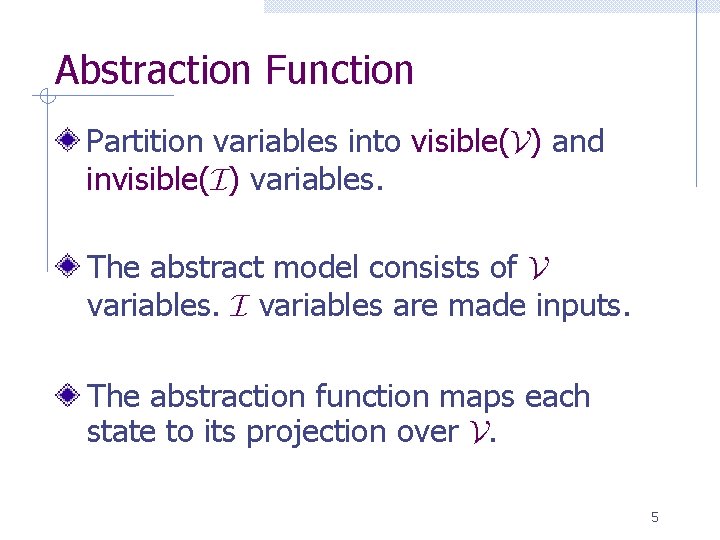 SAT Based AbstractionRefinement in ModelChecking Ofer Strichman Joint