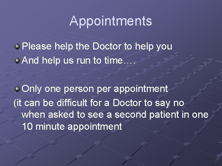 Combs Ford Surgery Patient Information Screen April 2014