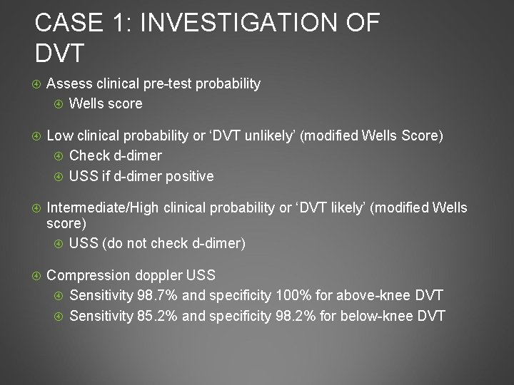 A MASTERCLASS IN VENOUS THROMBOEMBOLISM VTE Dr Tom