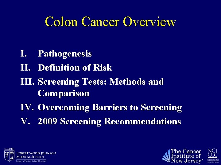 Colorectal Cancer Screening Contributors Molly Gabel M D