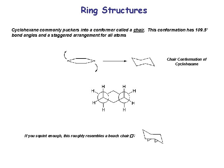 Chapter 5 Rings Ring Structures Remember that sp