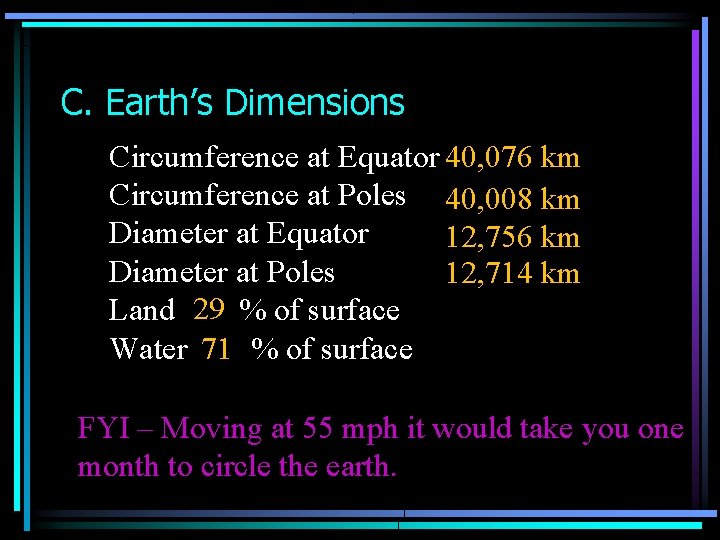 Unit 1 Measuring the Earth In this unit
