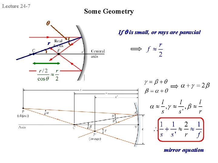 Lecture 24 1 Example two polarizers This set