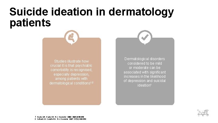 Suicide ideation in psoriasis Dr Anthony Bewley Introduction