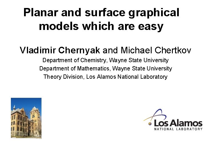 Planar and surface graphical models which are easy