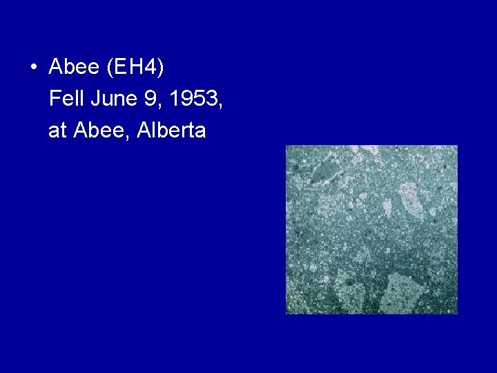 Orbits determined from observed meteorite falls indicate that