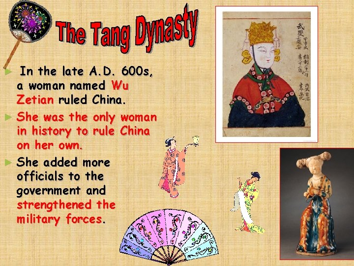 Main Idea The Sui and Tang dynasties reunited