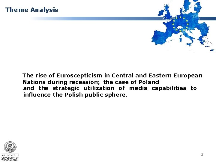 The rise of Euroscepticism in Central and Eastern