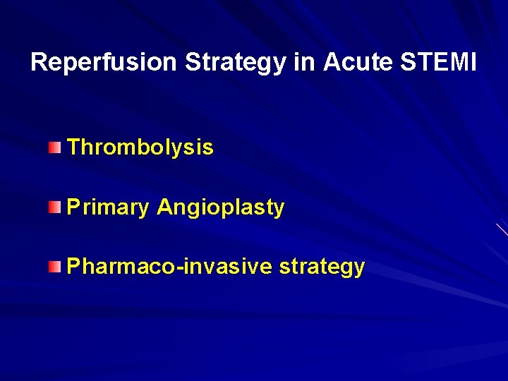 Lessons from Recent Trials Thrombolysis the Choice for
