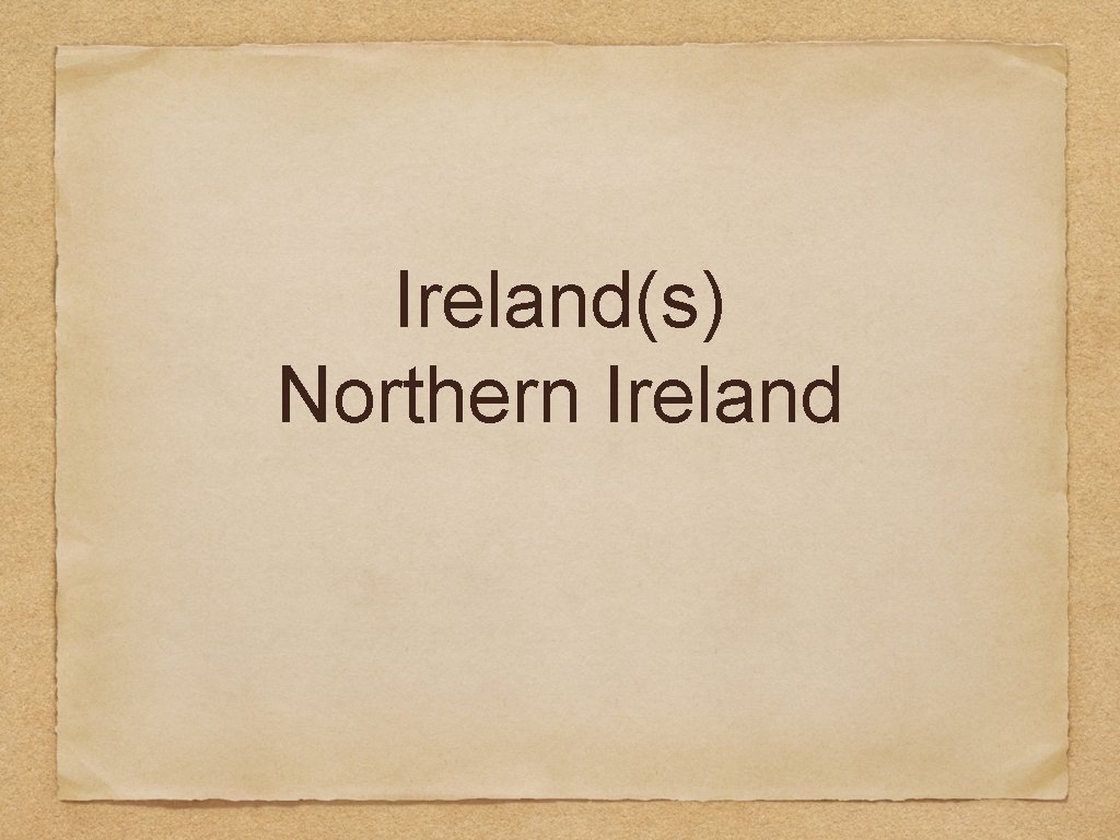 Irelands Northern Ireland Northern Ireland consists of six