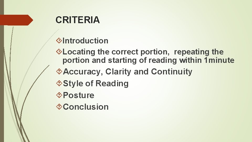BIBLE READING ORIENTATION FOR TALENT SEARCH CRITERIA Introduction