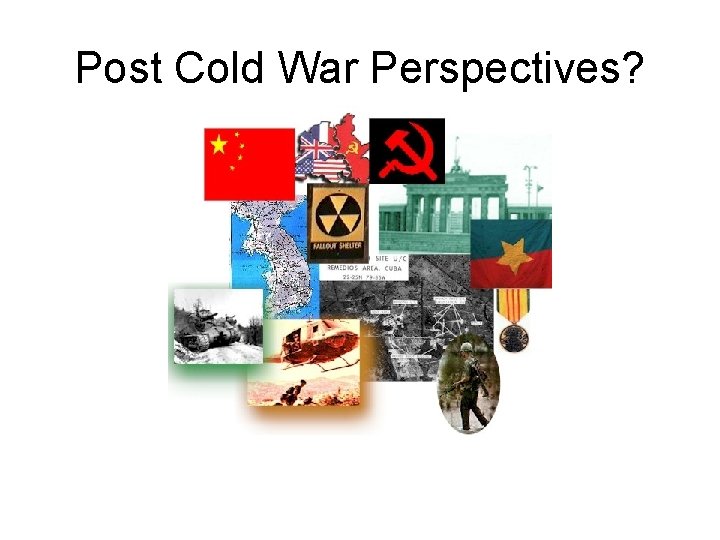 Interpreting The Origins of the Cold War Historical