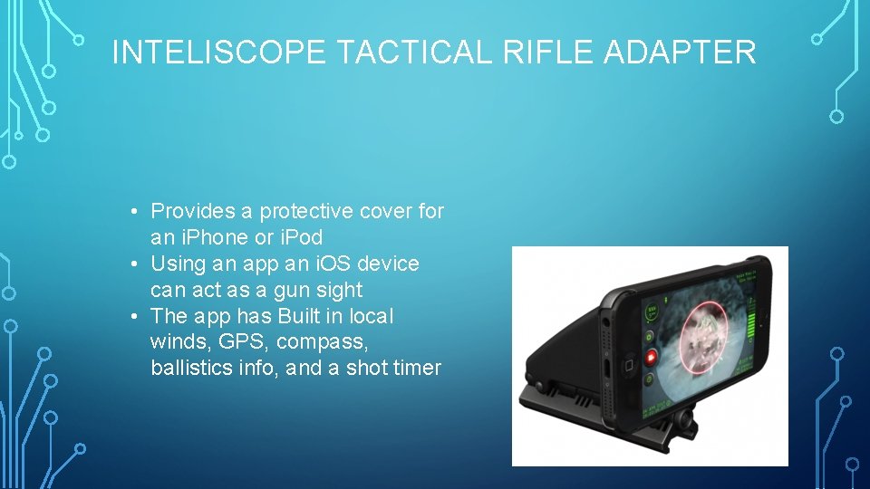 TECHNOLOGY IN FIREARMS BY CORBIN WOODS WHAT I