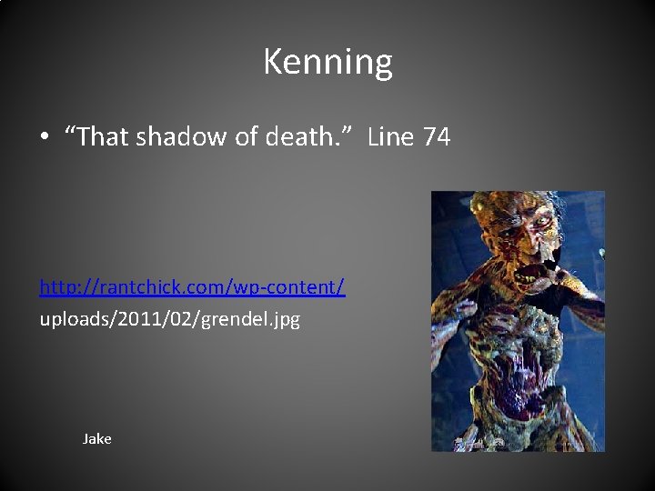 Beowulf Presentation Jake Rynberg Cameron Young Brian Root