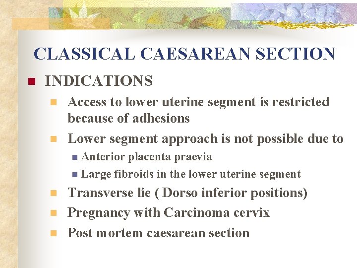 CAESAREAN SECTION SOURCE n https www slideshare ...
