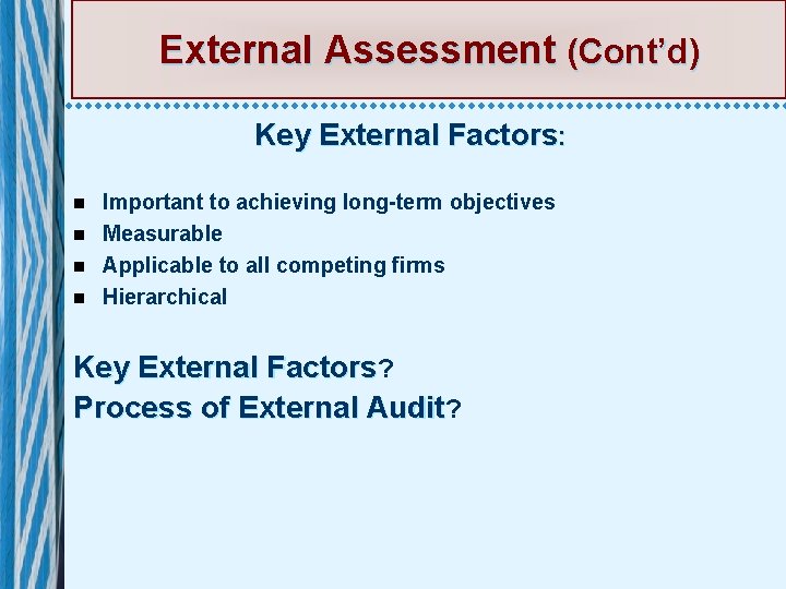 Meeting 3 4 Environmental Scanning and Industry Analysis