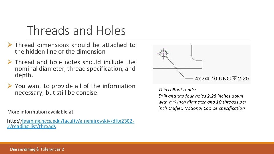 Dimensions and Notes CLARITY AND EFFICIENCY IN DRAWINGS