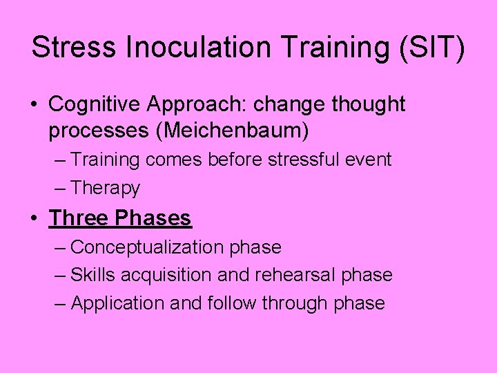 Coping with Stress 1 2 Outline two stressors
