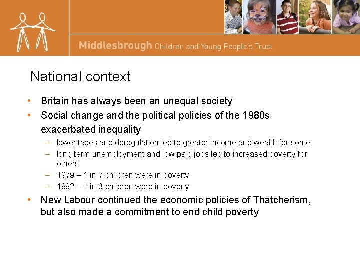 Child Poverty in Middlesbrough Members Policy Conference 14