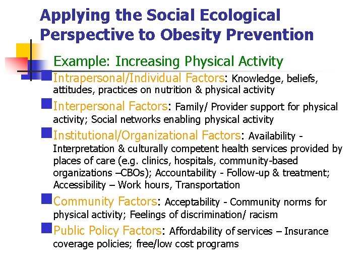 Social Determinants of Childhood Obesity for Asian Americans