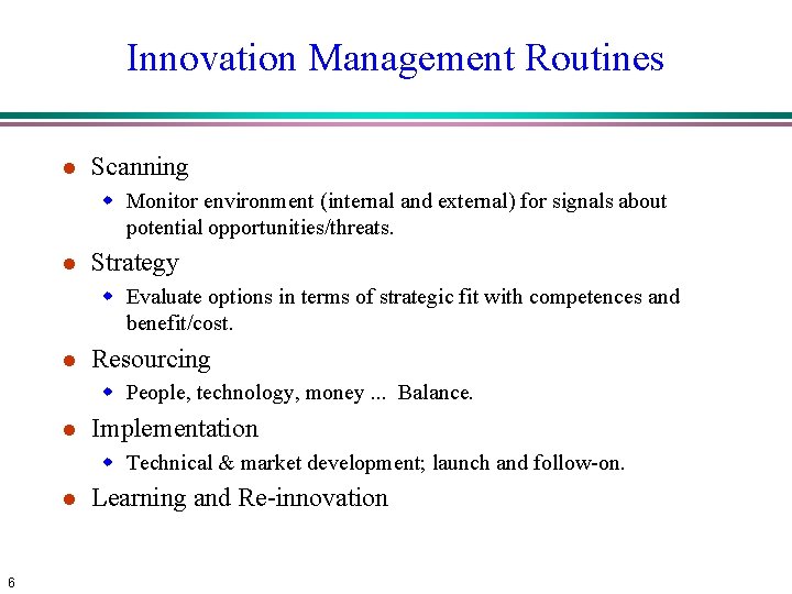 Management of Technology 1 What is MOT 2