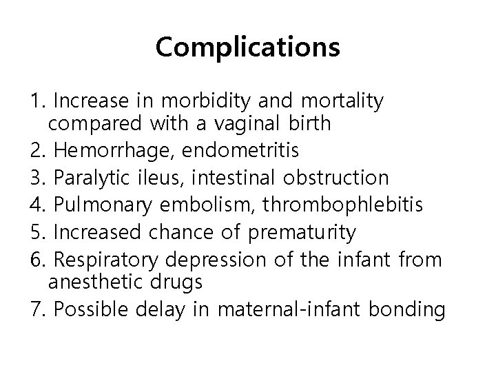 Surgical Delivery Cesarean section Source https www slideshare