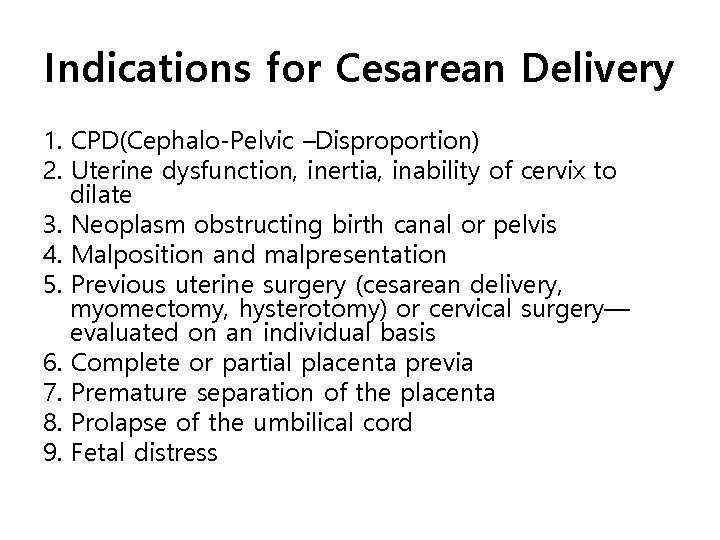 Surgical Delivery Cesarean section Source https www slideshare