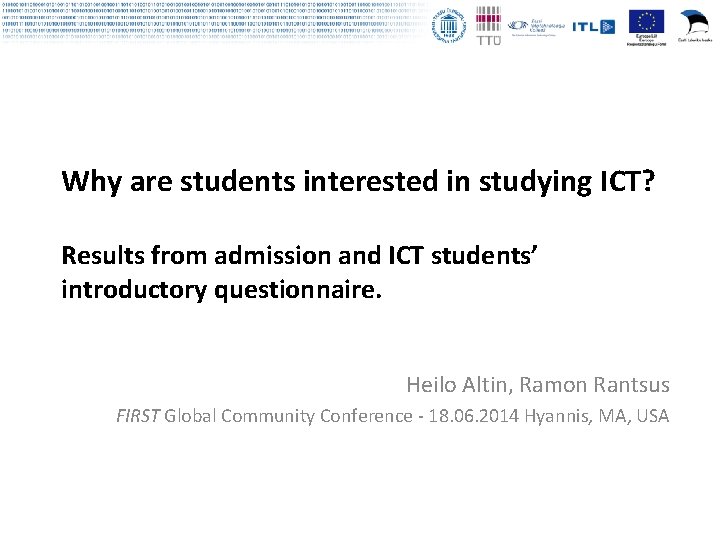 Why are students interested in studying ICT Results