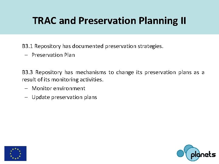 Introduction to Preservation Planning Carl Wilson The British