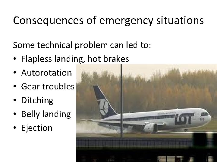 Safety hazards in aviation emergencies and their solutions