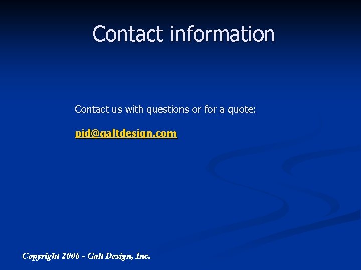 FPGA PID HeaterCooler Controller Galt Design Inc Copyright