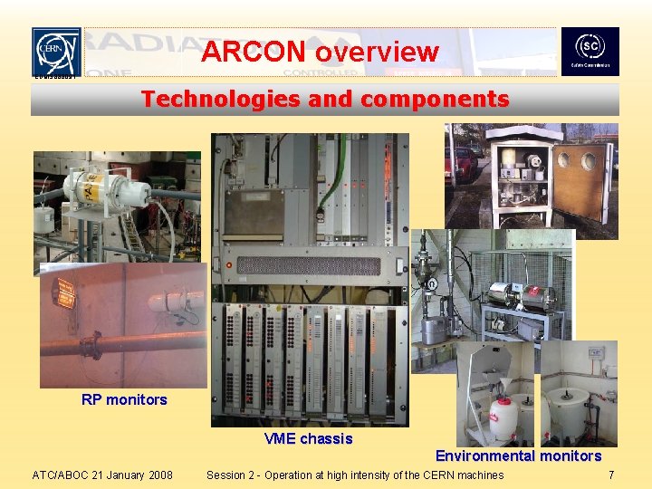 EDMS 888091 ARCON RAMSES Bridge ATCABOC Days CERN