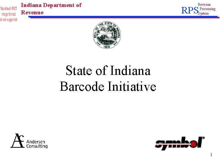 Indiana Department of Revenue Processing System RPS State
