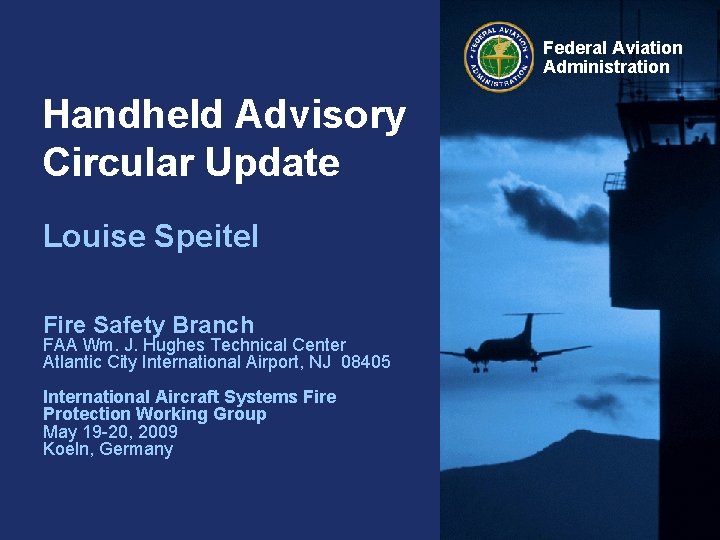 Federal Aviation Administration Handheld Advisory Circular Update Louise