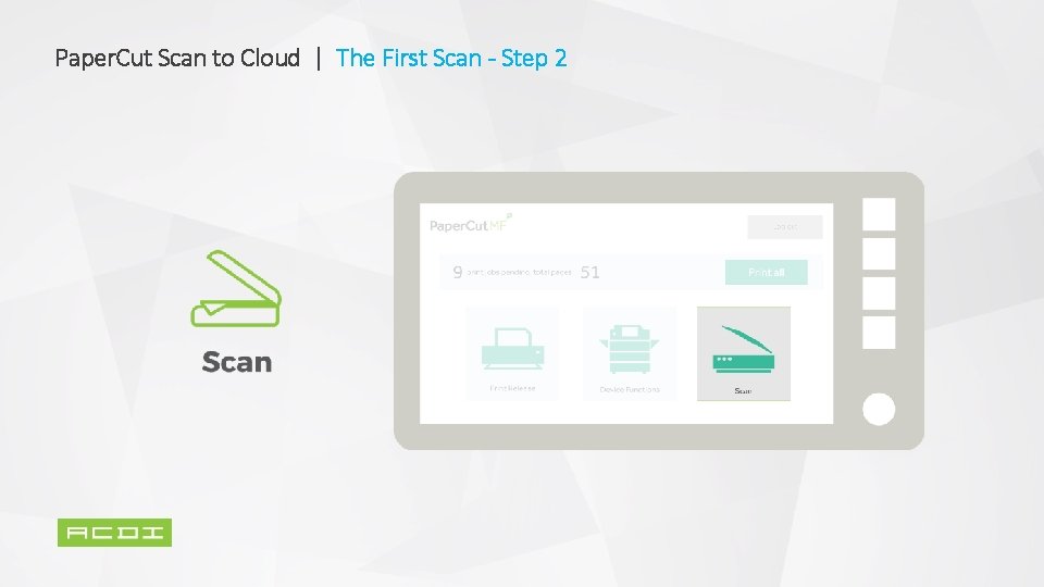 Scan to Cloud Paper Cut Scan to Cloud