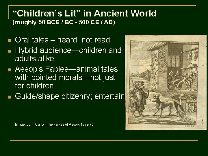 Constructing Childhood The History of Early Childrens Literature