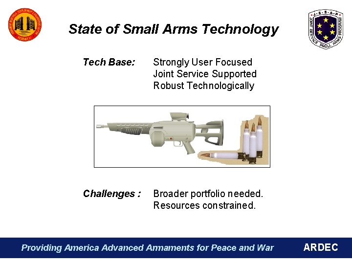 The National Small Arms Center Presented by Joel
