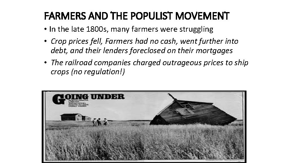 EOC Focus Unit 2 Analyze the economic challenges