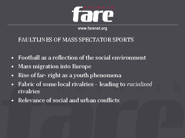 PIARA POWAR Executive Director FARE Network FAULTLINES OF