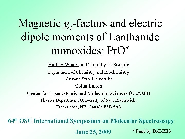 Magnetic gefactors and electric dipole moments of Lanthanide
