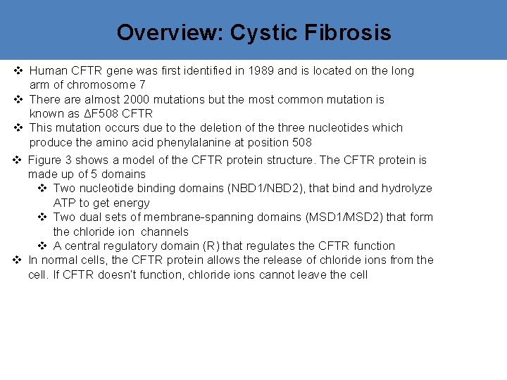 Treating Cystic Fibrosis Using SNitrosothiol Compounds Objective This