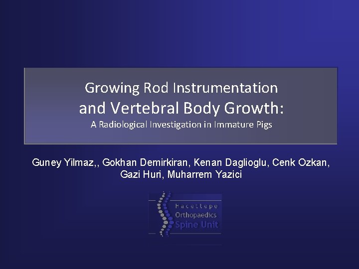Growing Rod Instrumentation and Vertebral Body Growth A