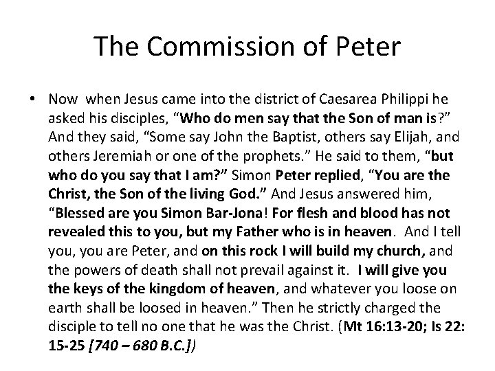 Copies of Bible Study Class Charts Presented on