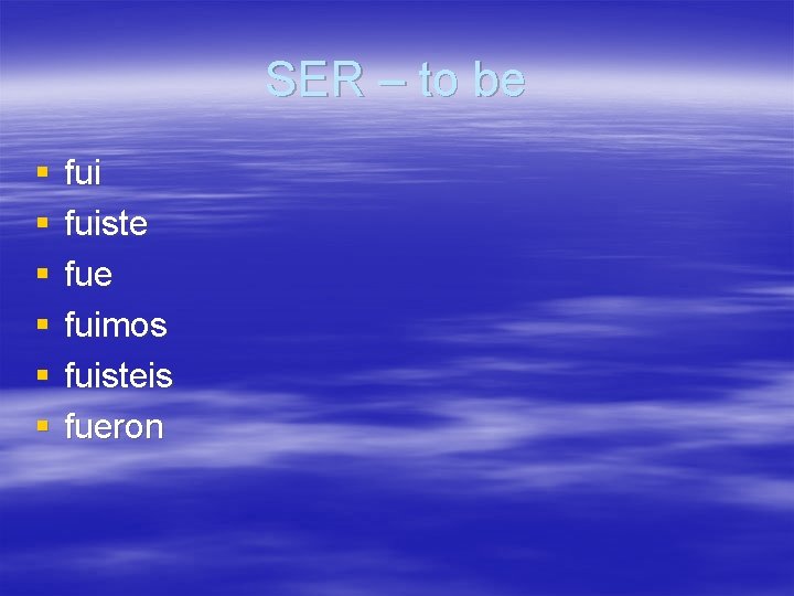 Mnemonics en espaol Clues for remembering the irregular
